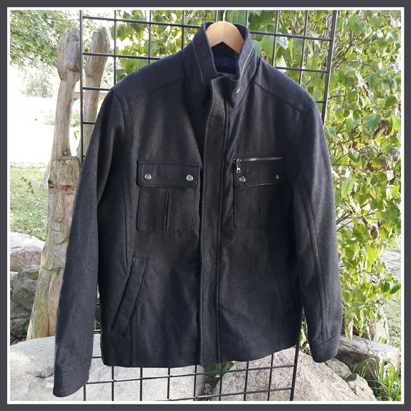 Andrew Marc | Jackets & Coats | Marc New York Gray Wool Blend Mens Coat ...